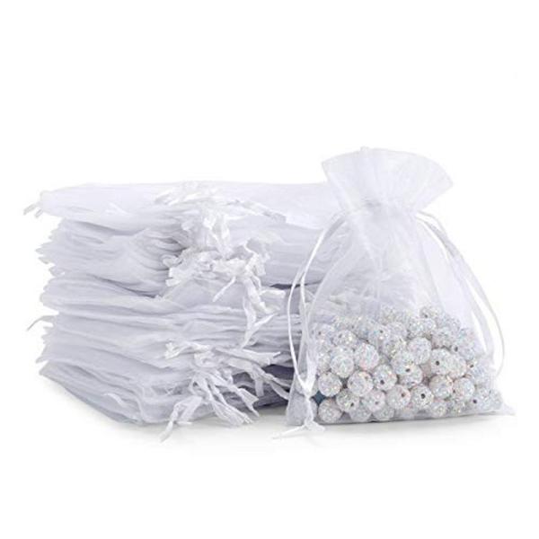 【商品名】　CCINEE 巾着袋 オーガンジー ラッピング 袋 10×15CM 50枚 ポプリ 包装 プレゼント ギフト 透明 無地 小物入れ (10× 【商品説明】　・サイズ：10*15cm （5ｍｍの誤差がありますが、予めご注意ください...