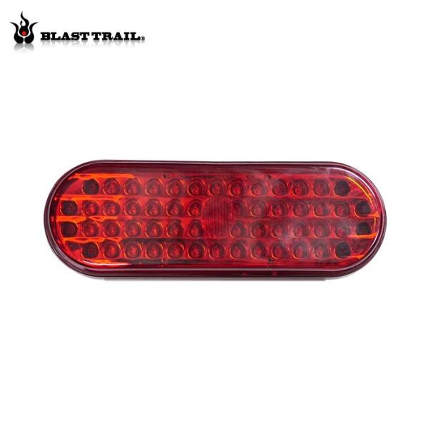 ■Color：レッド■本体Length：約縦57、横164、奥行29mm■コードLength：約380mm/各■配線：レッド（ウィンカー）、白（アース）、茶色（使用しない）●オーバル型のLEDテールランプです。裏側から配線が3本出ています。...