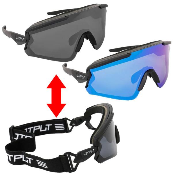 ●バンドとサングラスアームが簡単に交換出来る2WAYタイプのゴーグルです。●レンズはスモーク・ブルーの2色付き●海に行くまではサングラスとして●ジェットやボートに乗る時はバンドタイプに切り替えてゴーグルとして●タウン仕様にもマリン仕様にもな...