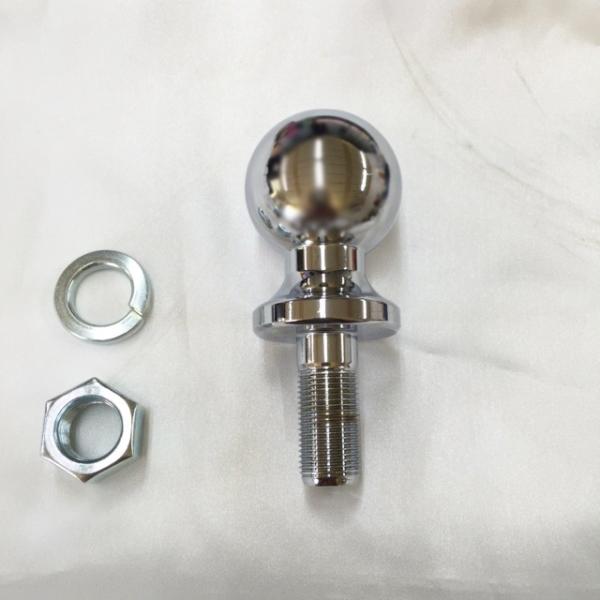 トレーラーやトウバーを付けたクルマを牽引する為に必要なヒッチボールです。カプラーとトレーラー等のサイズ、重量に合わせたボールをお選びください。●スチールクロームメッキ仕上げ●２インチ（実測直径５０．８ｍｍ）3/4インチシャフト(ネジ径１９ｍ...