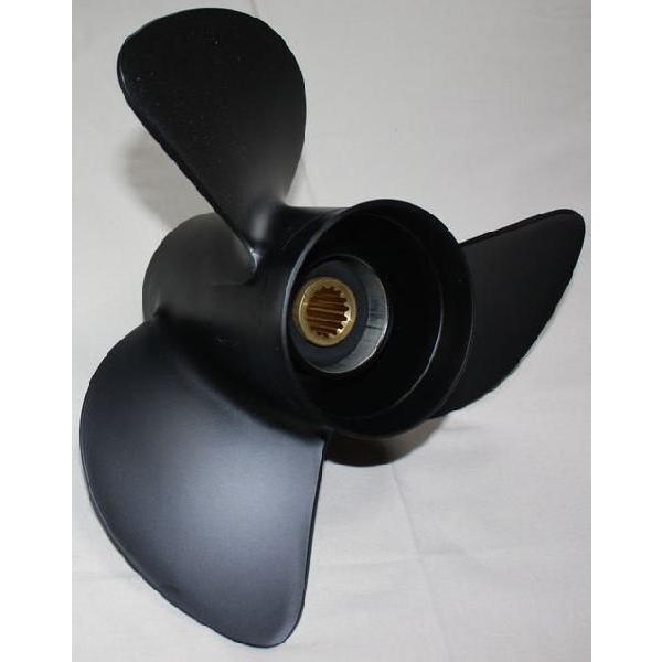 ヤマハ船外機用　3ブレード　アルミプロペラ　ソラス製　アミタ-3【商品の特徴】・船外機メーカー純正プロペラの代替用として開発しました。・純正プロペラのダイキャスト製法に対し、スクイズキャストの為材質に巣が無く通常より強いプロペラです。（Sq...