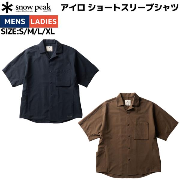 【カテゴリ】スノーピーク アパレル カジュアル  トップス メンズ半袖シャツ Tシャツ 半袖 ショートスリーブ S/S アパレル