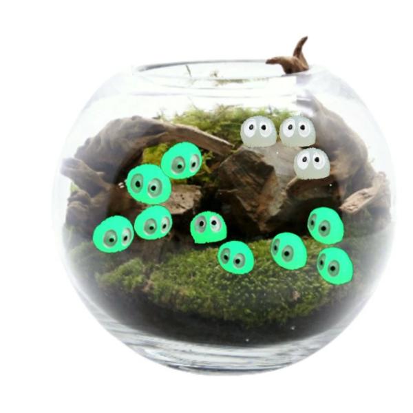 苔テラリウム フィギュア】：耐久性と防水樹脂材料で作られて苔マイクロ風景に適しています。ミニチュア装飾品】：このかわいいマイクロ景観の装飾をあなたの好きな場所にオフィス、鉢植え、庭などの装飾小道具に　　　お勧めです多肉植物、盆栽、DIY景観...