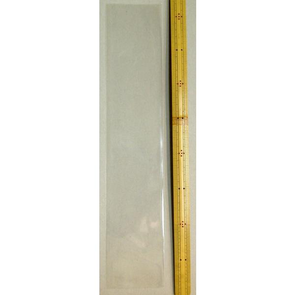 広幅短冊（36.4cm×7.5cm）が入るカバーです作品の保護や、作品をプレゼントする際のラッピングに適していますサイズ：縦41cm×横8.2cm枚数：5枚セット＊色紙は商品に含まれません＊若干の余裕はありますが、色紙の上に貼り付けた作品の...