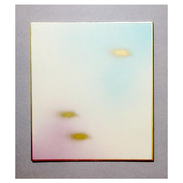 サイズ：寸松庵（豆色紙）　13.6cm×12.1cm