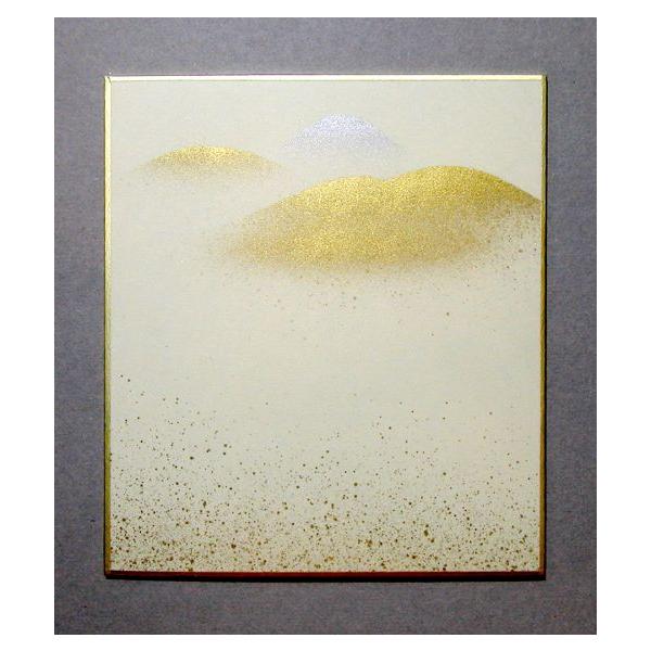 サイズ：寸松庵（豆色紙）　13.6cm×12.1cm