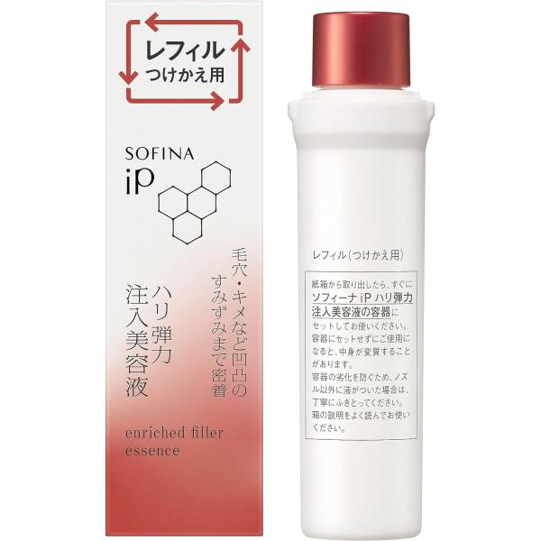 毛穴・キメなど凹凸のすみずみまで密着し、肌にハリを与え、毛穴が目立ちにくいなめらかな素肌に導く ハリ弾力注入美容液。 凹凸密着処方で、毛穴やキメなどの微細な凹凸のすみずみまでしっかり密着保湿。 （毛穴周りの角層をうるおいでふっくらさせて、目...