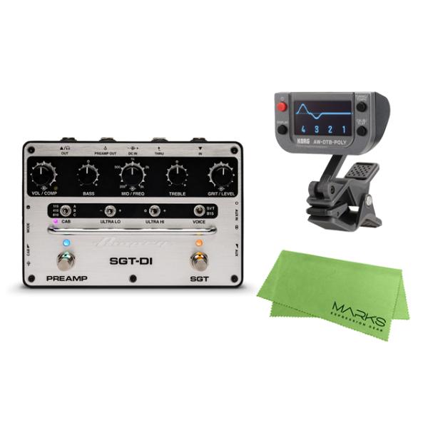SGT-DIプリアンプ/DIは、現代のベーシストにストンプボックス1台で完結するリグを提供します。象徴的なAmpeg SVTとB15のボイシングを特長とする強化されたSuper Grit Technology? オーバードライブ回路、スイー...