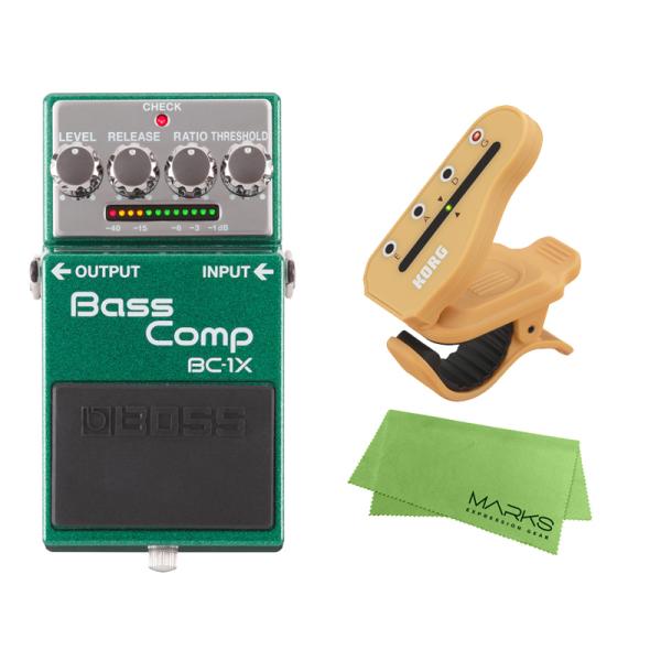 ■店舗在庫あります！即納可能!!■BOSS BC-1X Bass Comp は、ベーシストの演奏に応じて自然なコンプレッションを生み出せるよう設計された特別なモデルです。スタジオ品質のマルチバンド・コンプレッサーをコンパクト・ペダルで実現。...