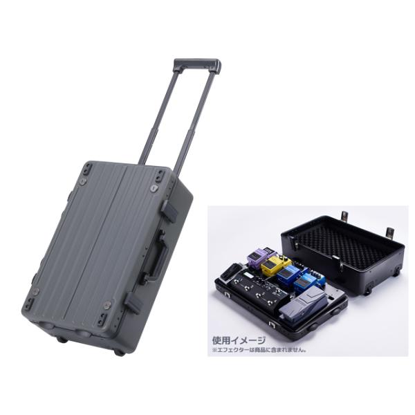 ■店舗在庫あります！即納可能!!■BCB-1000は、これまでにないスムーズな持ち運びを実現したスーツケース・スタイルのペダルボードです。頑丈なケースは大切な機材を保護するだけでなく、備え付けの2つのホイールとキャリー・ハンドルによって、運...