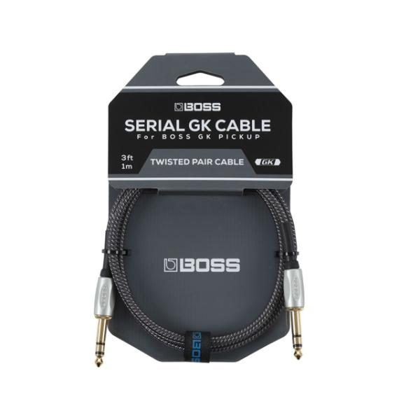 新方式のデジタル・シリアルGKに対応したギター・シンセサイザー製品を接続するための伝送ケーブル。1m(BGK-3)、4.5m(BGK-15)、9m(BGK-30)をラインアップ。BGKシリーズは、ギター・シンセサイザーの新たな伝送方式、デジ...