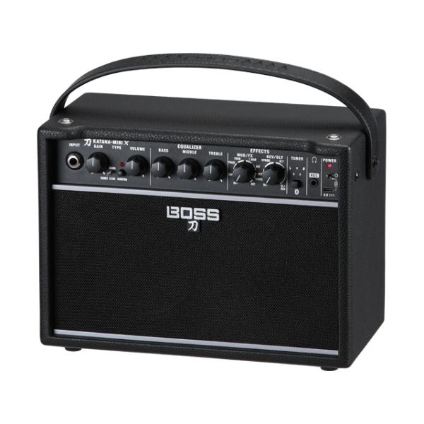 KATANA-MINI のサウンドを木製キャビネットとカスタム・スピーカーによってスケール・アップし、充電式バッテリーや Bluetooth 機能による高い利便性も備わった拡張モデル【Keywords】BOSS Roland Guitar ...