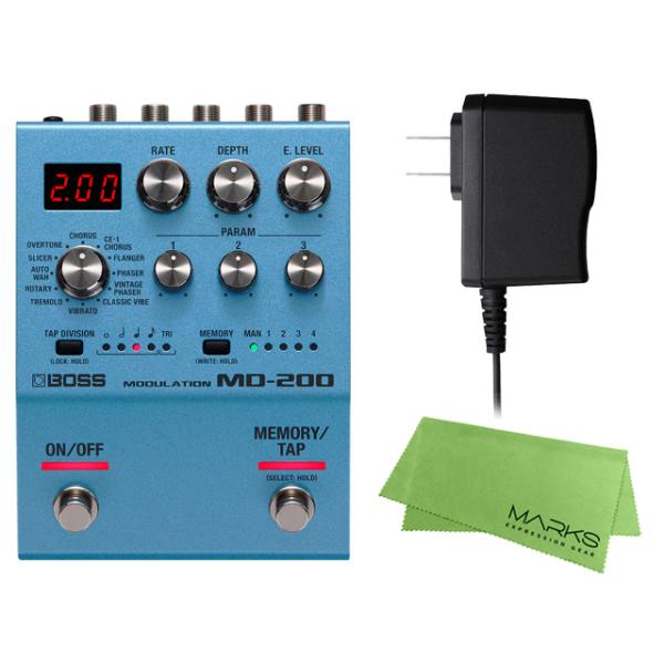 ■店舗在庫あります！即納可能!!■MD-200 Modulation は、フラッグシップ・モデル MD-500 のアルゴリズムを継承した高品位なモジュレーション・ペダルです。コンパクトな筐体に12 種類のモードを搭載し、様々なモジュレーショ...