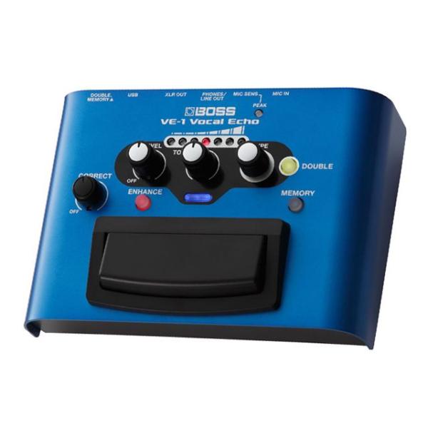 ■店舗在庫あります！即納可能!!■全てのボーカリストが歌声を本格的なスタジオ・クオリティのサウンドへ気軽にデザイン。BOSS VE-1 Vocal Echo があれば、それだけで理想としていた自分の歌声との出会いが始まります。VE-1 はプ...