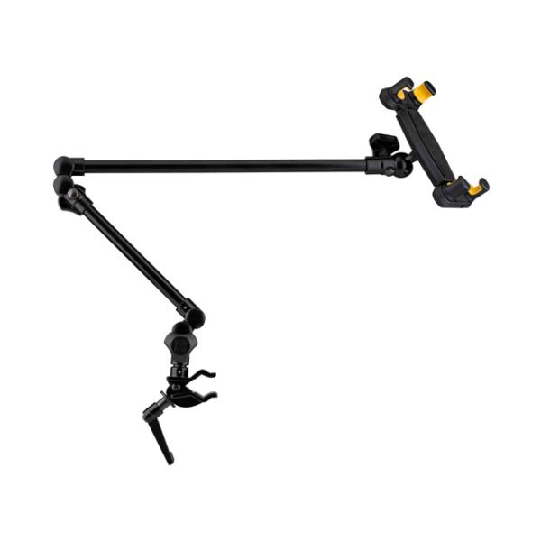 HERCULES DG327B Tablet Arm Holder（タブレット・アーム・ホルダー）は、ミュージシャンやクリエイターのために開発された、多機能で信頼性の高いタブレットホルダーです。360°フルアングルでの回転に対応し、安定した...