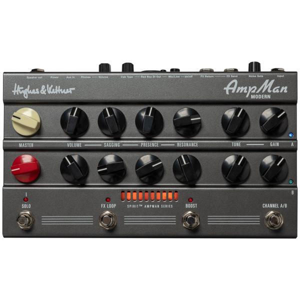 ■店舗在庫あります！即納可能!!■伝説的名機の呼び声高いペダル型プリアンプ「TubeMan」の遺産を継承すべくこのコンパクトペダルアンプ「AmpMan」が誕生した。「Spirit Tone Generator」を搭載しリアルな真空管のような...