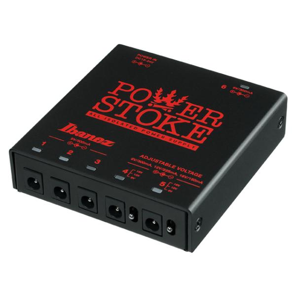 変圧出力機能を持つ、6ポート・フル・アイソレーテッドのコンパクト・サイズ・パワーサプライ!!6ポートを備えた、フル・アイソレーテッド・パワーサプライです。 うち3ポートは9V/500mAを出力、1ポートは9V/300mAを出力、2ポートは9...