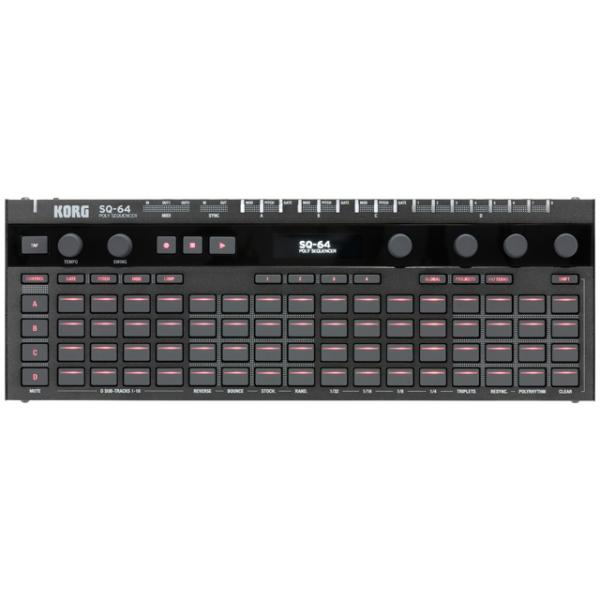 ■店舗在庫あります！即納可能!!■SQ-64は強力かつコンパクトなポリフォニック・ステップシーケンサーです。直感的な操作性を持ち、細かな設定や、あらゆるスタイルの音楽制作に適したシーケンシングが可能です。64個のパッド、クリアなOLEDディ...