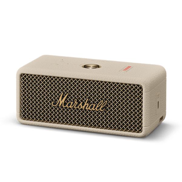 Emberton IIIはMarshallだけが実現できるコンパクトながらもヘヴィーで力強いサウンドを兼ね備えたポータブルスピーカーです。ユニークなマルチディレクショナル(全方位)サウンドを採用。すべての方向で厚みのある絶対的な360サウン...