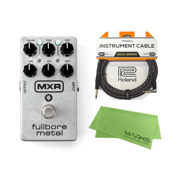 強烈なハイゲインディストーションの決定版MXR FULLBORE? METAL DISTORTIONは、メタルサウンドのために設計されたウルトラハイゲインのディストーションペダルです。強烈なゲインと幅広いトーンシェイピング機能を備え、メタル...