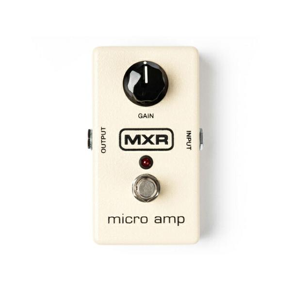 ギター＆ベースプレイヤー必携の定番ブースターMXR MICRO AMPは、シンプルながら多用途なクリーン・ブースター・ペダルです。ギターやベースの音量を最大26dBまでブーストできるため、音色に変化を加えず、純粋に音量を上げることが可能です...