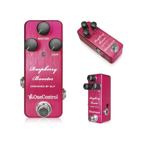 ■店舗在庫あります！即納可能!!■ノスタルジックブースター、ここに誕生。【Keywords】One Control,raspberry Booster,ワンコントロール,ラスプベリーブースター,ギターエフェクター,ベースエフェクター,コンパ...