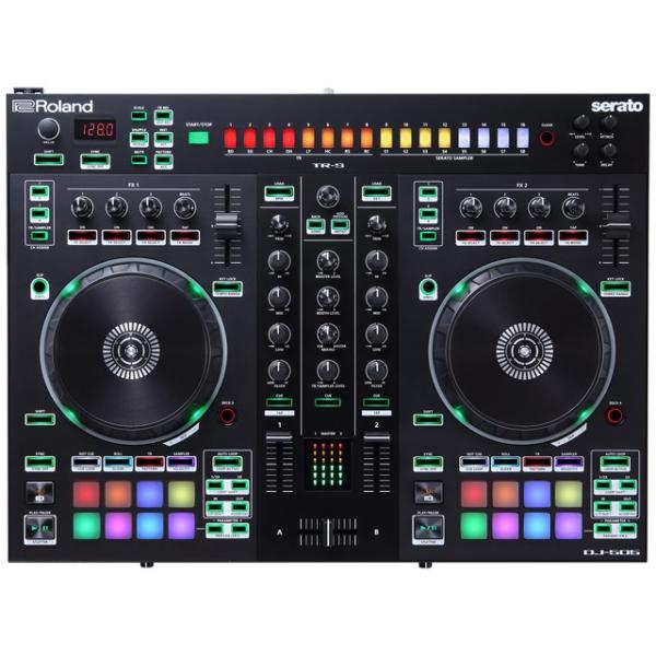 ■店舗在庫あります！即納可能!!■DJ-505は、コンパクトな2チャンネル、4デッキのSerato DJ専用コントローラー。Serato DJの多彩な性能をフルに操るコントロール性と、Roland TR-808、TR-909、TR-606、...