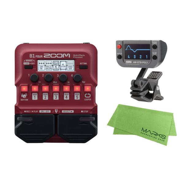 70種以上のエフェクト＆アンプモデル、ルーパー、ドラムマシンを内蔵。さらに、Guitar Labから配信される追加エフェクト／パッチで、ベースの可能性とローエンドの魅力をディープに探求。【Keywords】ZOOM Bass Multi-E...