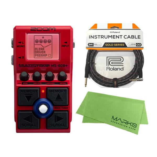 マルチエフェクターのパワーをストンプボックス１台に凝縮したZOOM MultiStompシリーズに、ベース用に特化した97種類のエフェクト／アンプモデリングを内蔵する『MS-60B+（プラス）』をラインナップ。 <BR>演奏の強...