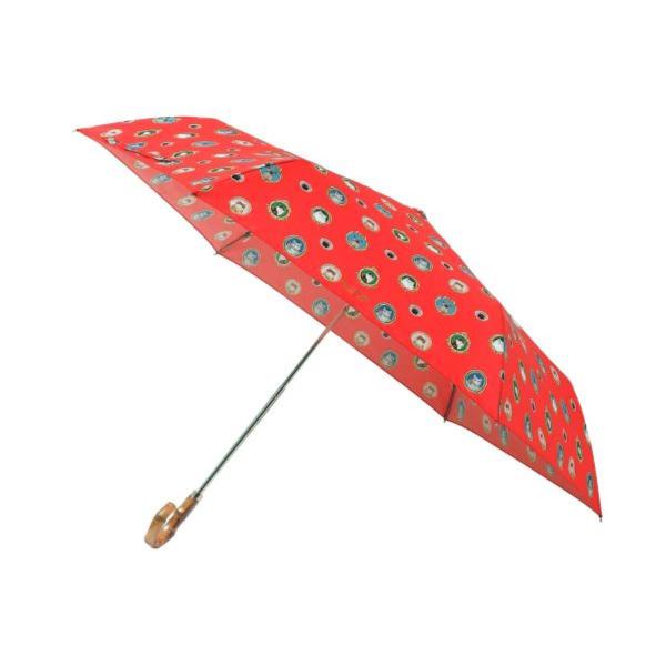 おすまし顔の猫たちのカメオが並ぶ大人かわいい折りたたみ傘「ポール &amp; ジョー」の人気モチーフの猫たちがカメオとなって並ぶ「キャッツ・カメオ」柄の折りたたみ傘です。クラシカルなバンブーハンドルも優しくやわらかい印象で、メタルの中棒との...