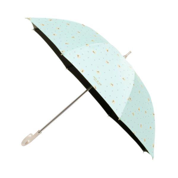 子猫の「ジプシー」がキュートな晴雨兼用傘「ポール ＆ ジョー」のアイコン、ペルシャ猫の「ジプシー」と小花の総柄プリントが大人かわいい晴雨兼用傘です。コーディネートのアクセントにもおすすめのカラーリングと白ベースの持ち手が上品な印象です。遮光...