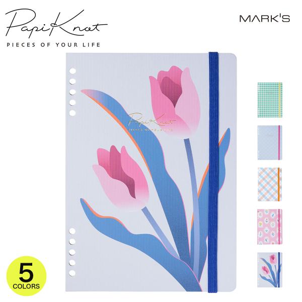 パーツを選んで“わたしだけ”のオリジナルノートをつくることができる「PapiKnot（パピノット）」。「紙が好き」「書くことが好き」な気持ちと 「好きなモノ・コト」をつないで結び目となるアイテムが揃う、紙モノを中心としたブランドです。ゴール...