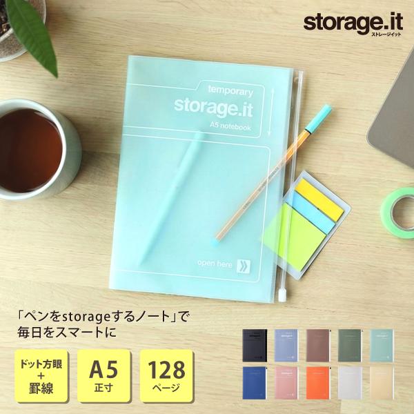 シーンを問わずシンプルなロングセラーのデザインが人気の「ストレージイット」のリニューアルモデルが登場。PVCカバーの一部にリサイクルPVC（塩ビ）を使用し、サステナビリティへの貢献を考えて作られています。透けるPVC素材の便利な収納ポケット...