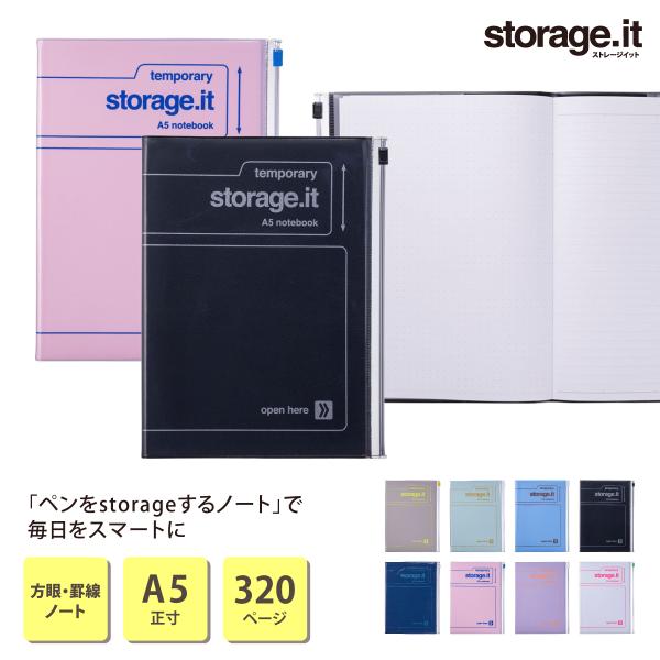 ノート片手にスマートに移動。ペンをstorageするノートスライドジッパーのポケットにペンや付せんを入れて、一緒に持ち歩くことができるノート。透けるPVC素材のスライドジッパー付きのカバーに、必要なモノだけ入れれば、ノートを片手にスマートに...