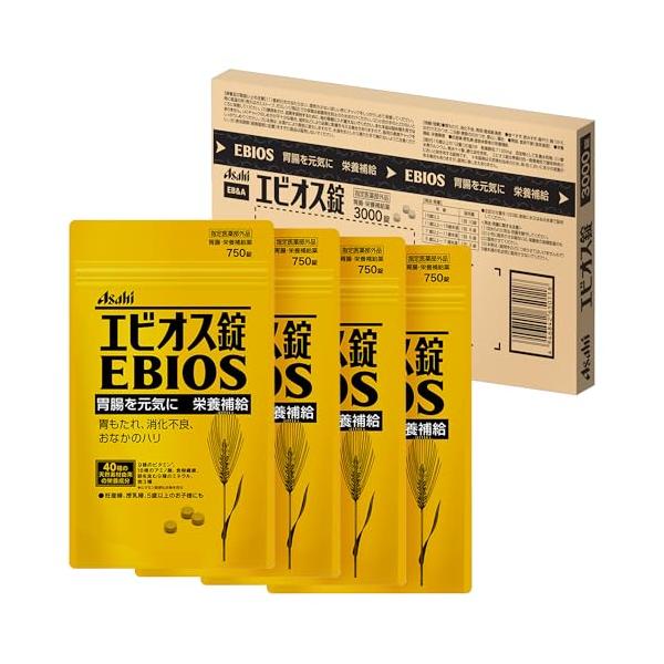 エビオス錠 3000錠 【指定医薬部外品】【指定医薬部外品】胃腸・栄養補給薬効能・効果：●胃もたれ、消化不良、胃部・腹部膨満感　●食べすぎ、飲みすぎ、胸やけ、胸つかえ、はきけ（むかつき、二日酔・悪酔のむかつき、悪心）、嘔吐　●胃弱、食欲不振...