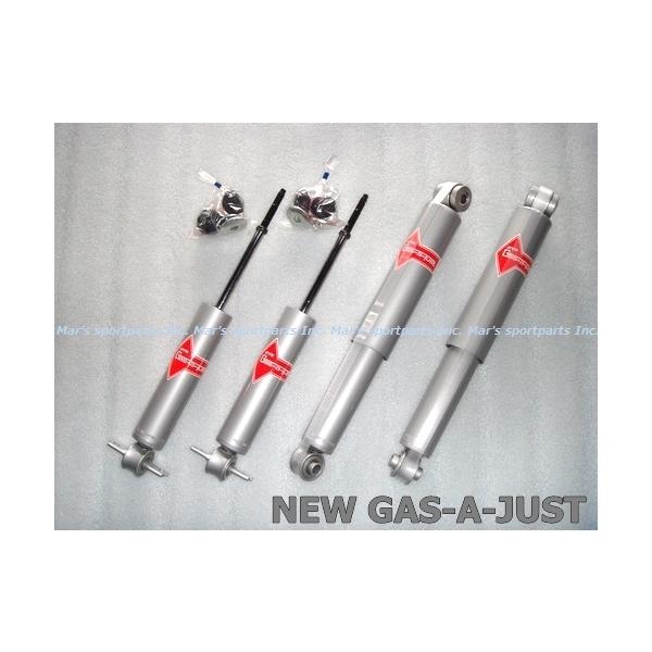 Gas-a-justは高圧ガスモノチューブ構造（某ドイツメーカーの物に引けを取りませんｗ）■ＫＹＢ製GAS-A-JUST　FRONT＃554175 (旧KG5403) ／ REAR#554176(旧KG5418)■適合車種:（ノーマル車高用...
