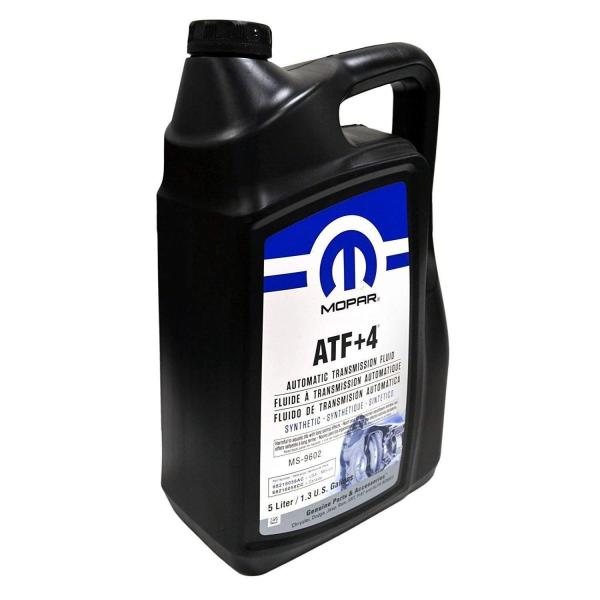 [新ボトル]【MOPAR純正　AUTOMATIC TRANSMISSION FLUID (１本約５リッター) 】各車種別の使用容量はお答えできませんので、取扱説明書に基づき、交換については専門整備工場および　PRO-SHOPなどに依頼お願い...