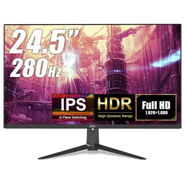 【中古品】【6ヶ月保証】24.5インチ ゲーミングモニター 280Hz FFF-LD25G2B・最速280Hzのリフレッシュレート滑らかなゲーミングビジュアルを再現。残像感の少ない滑らかなゲーム体験が可能です。・Fast IPSディスプレイ...