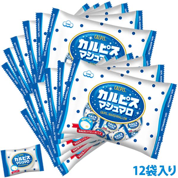 みんな大好き、「カルピス(R)」の美味しさをいかしたマシュマロ♪ファミリーサイズシリーズは、ひとつずつ個包装したマシュマロを大きな袋に詰めた商品です。たっぷりはいった平袋タイプと、4粒×4連の小分けタイプもご用意があります。目安個数27個（...