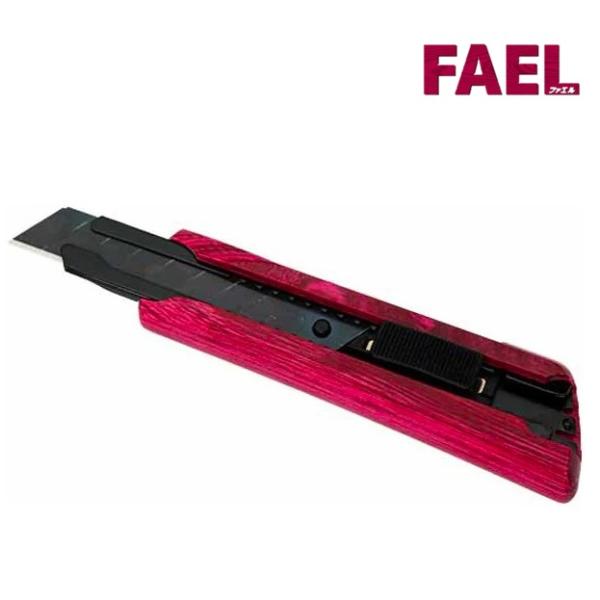 ・手に心地よい木製グリップ・使い込む事で出て来る艶と味わい・付属カッター刃はOLFA製特専黒刃(大)適合替刃●オルファカッター替刃（大）●特専黒刃（大）●スピードブレード●ウェービーブレード