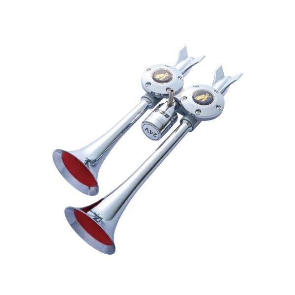 ■定格 DC24V　2.0A以下 ■音量 115-125dB■サイズ (約)長さ340ｘ幅180ｘ高さ92ｍｍ ※お取付けの際は必ずガードリレーをご利用ください。