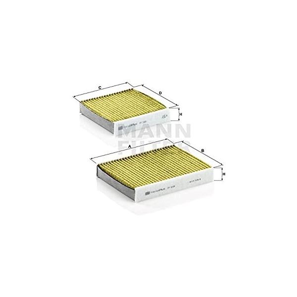 MANN-FILTER  キャビン フィルター車内の快適さを高め、新鮮な空気を保ちます。MANN エアコンフィルター FP 21 000-2【適合確認について】お車の年式やグレード等で合わない場合もございますので、必ず弊社までお問合せいただ...