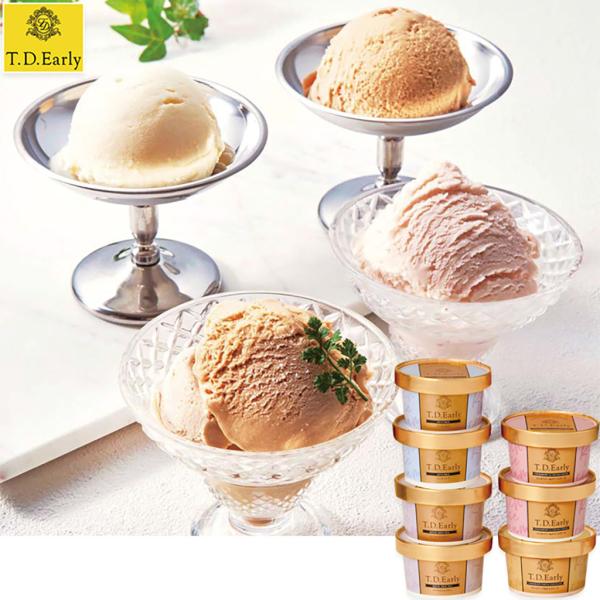 北海道十勝産の生乳で作る4種類のリッチなアイスクリーム。それぞれの濃厚な味わいが素敵なティータイムを演出します。●商品内容リッチミルク・ストロベリーフロマージュ・ロイヤルミルクティー各８０ｍｌ×各２、メープルバニラ８０ｍｌ　　●承り期間：5...