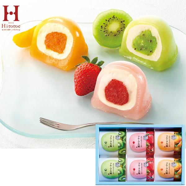 厳選したフルーツとコクのあるクリームを、もちもちのお餅で包み込んだ、甘酸っぱく、クリーミーな味わい。●商品内容いちご、みかん、キウイ各９９ｇ×２個　●賞味期限：常温にて120日　●承り期間：5月4日（月）15：00まで●お届け期間5/7（木...