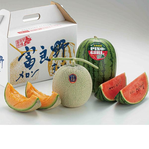 ●商品内容小玉すいか１玉（１．６ｋｇ）、赤肉メロン２Ｌサイズ１玉（１．６ｋｇ）●承り期間：7月25日15：00まで●ヤマト運輸にて配達いたします。※こちらの商品は無包装のみの商品になります。先様に直接お届けする前提であり、お品物を包装せずに...