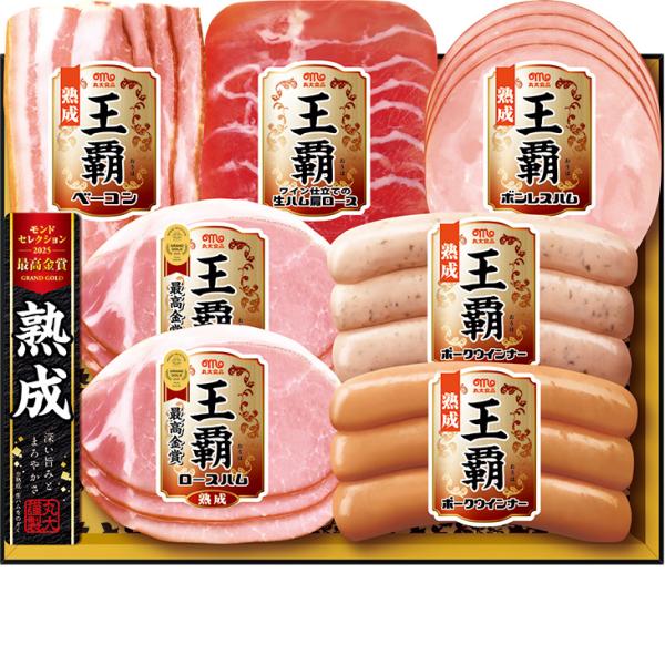 ●商品内容熟成ロースハム４０ｇ×２、ワイン仕立ての生ハム肩ロース５０ｇ、熟成ベーコン４５ｇ、熟成ボンレスハム５０ｇ、熟成ポークウインナー（プレーン、ハーブ）各１０２ｇ　●割引情報（表示価格は税抜）【ネット割】カタログ掲載価格（黒字）3,30...