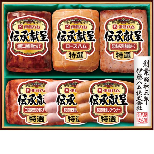 ●商品内容焼豚二段加熱仕立て１６０ｇ、特選ロースハム３２０ｇ、特選炙り焼あらびき黒胡椒ポーク１１０ｇ、特選二段加熱あらびきステーキ１１０ｇ、特選あらびき芳醇ウインナー８０ｇ、特選あらびき燻しウインナー８０ｇ●承り期間：8月1日15：00まで...