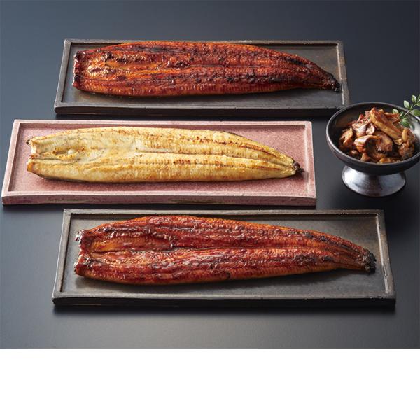 香ばしくじっくり焼き、しっかり蒸すことでふっくら柔らかに仕上げました。●商品内容長蒲焼１３６ｇ×２尾、長白焼１３６ｇ×１尾、肝蒲焼６０ｇ×２個、たれ、山椒付●割引情報（表示価格は税抜）【ネット割】カタログ掲載価格（黒字）9,900円　⇒　販...