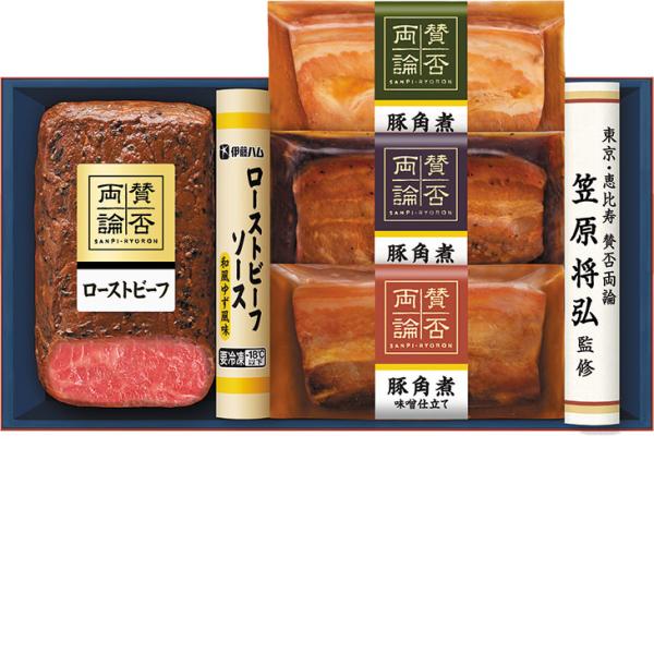 ●商品内容ローストビーフ（もも）１８０ｇ、ローストビーフソース和風ゆず風味６０ｇ、豚角煮だし仕立て１３０ｇ、豚角煮香味醤油仕立て１３０ｇ、豚角煮味噌仕立て１３０ｇ●割引情報（表示価格は税抜）【ネット割】カタログ掲載価格（黒字）4,500円　...