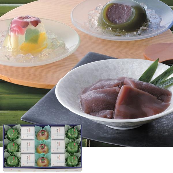 もっちりなめらか食感に仕上げた「葛水ようかん」をはじめ、涼菓を詰合せた夏の贈り物です。●商品内容吉野本葛葛水ようかん・抹茶わらび餅×各６、みつまめ×３●承り期間：8月7日15：00まで●ヤマト運輸にて配達いたします。